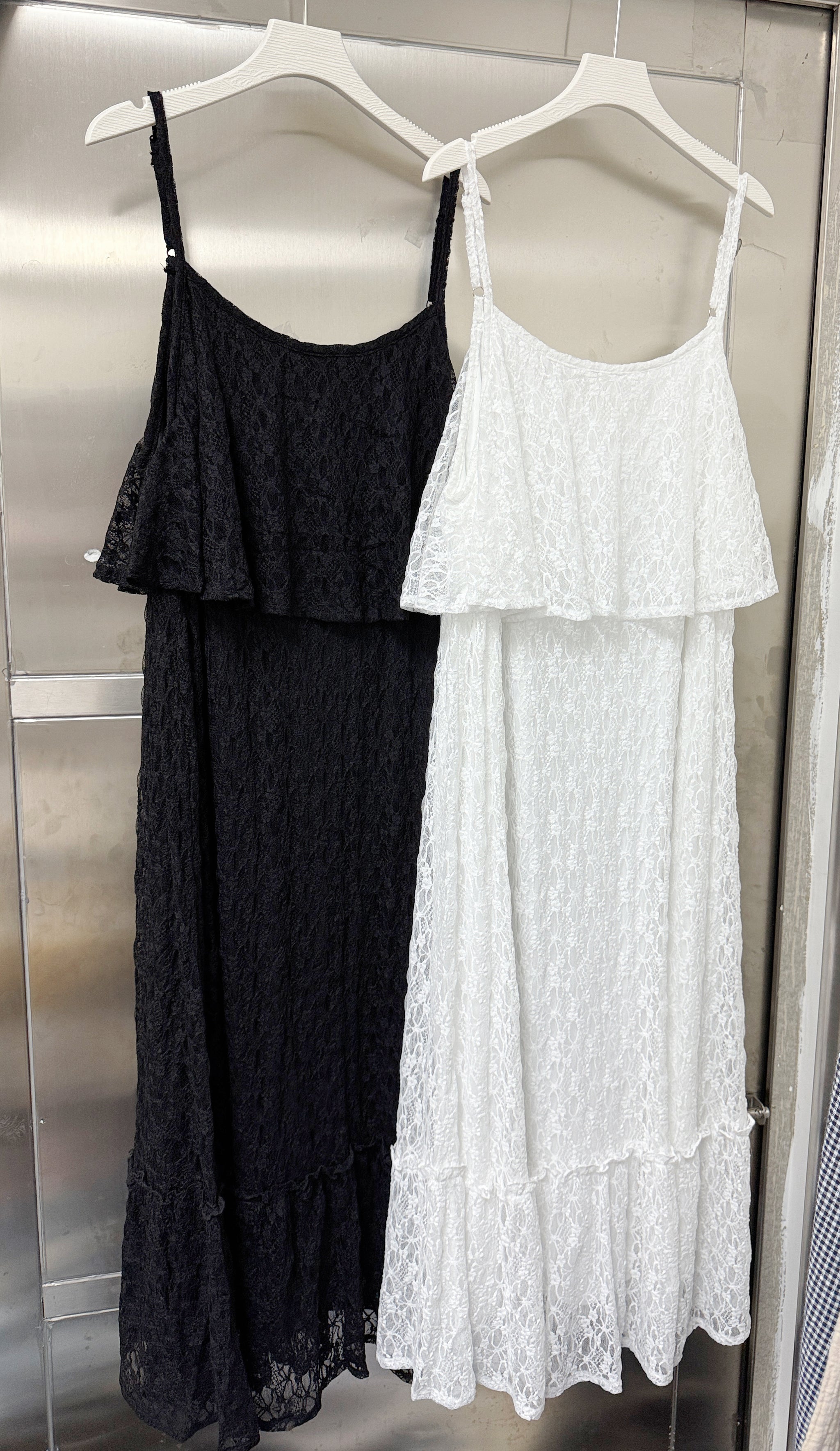 【SALE】lace吊帶ops丨白